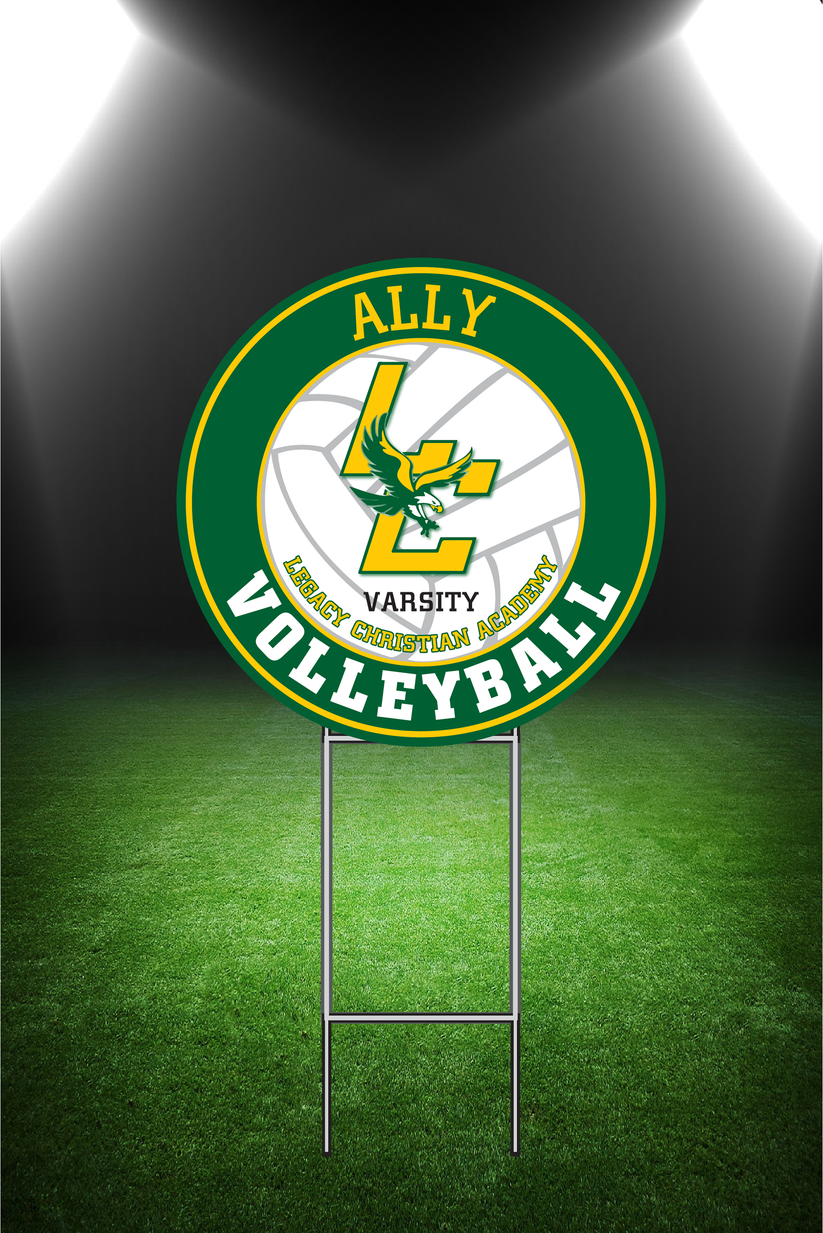 Round Yard Sign – Spirit Signs